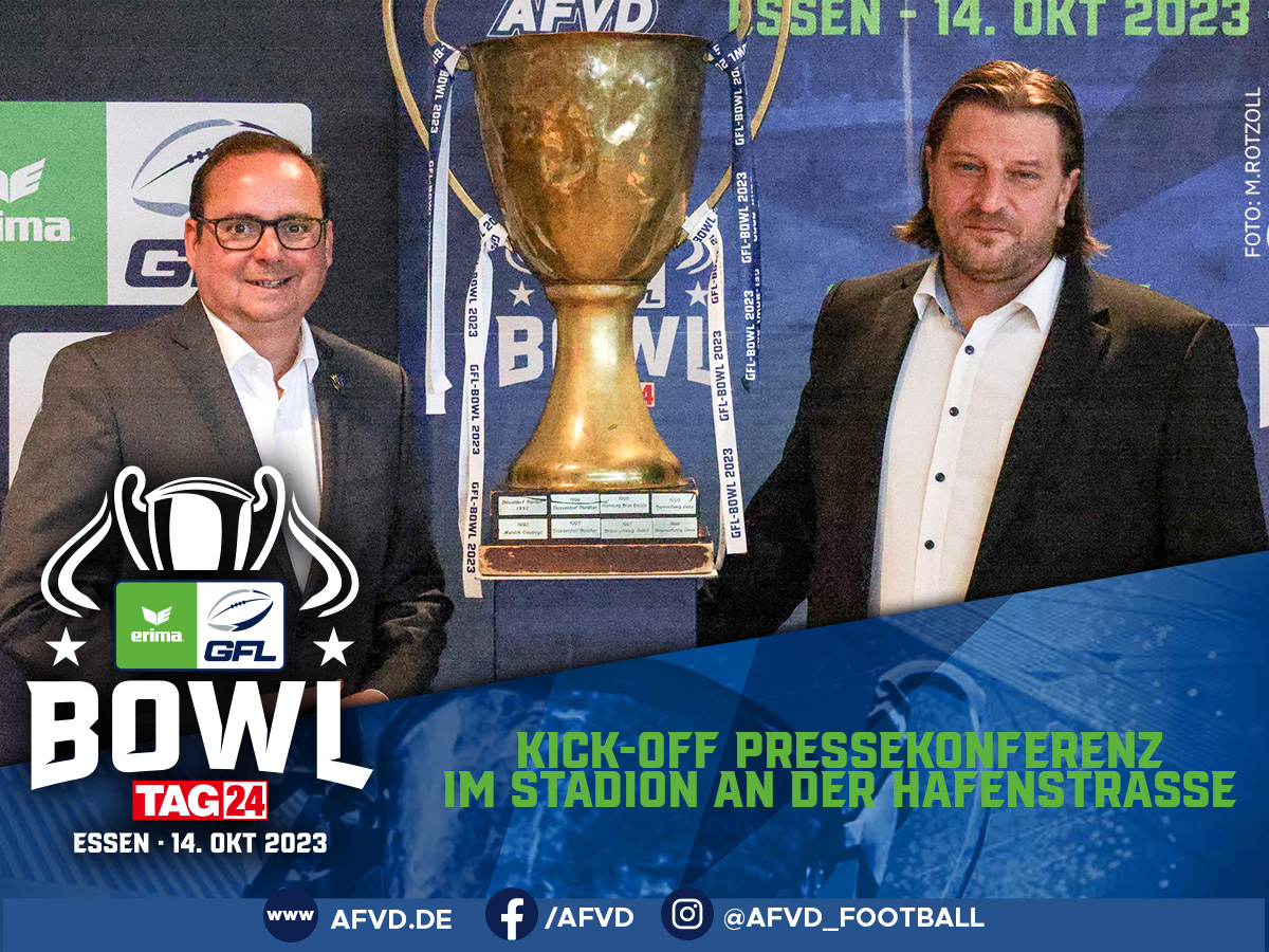 Essen ist bereit für das große Football Finale - ERIMA GFL Bowl 2026